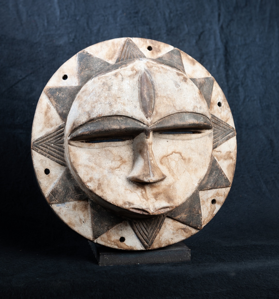 Eket Ekpo Sun Mask, Cross River, South Western Nigeria, African Mask ...