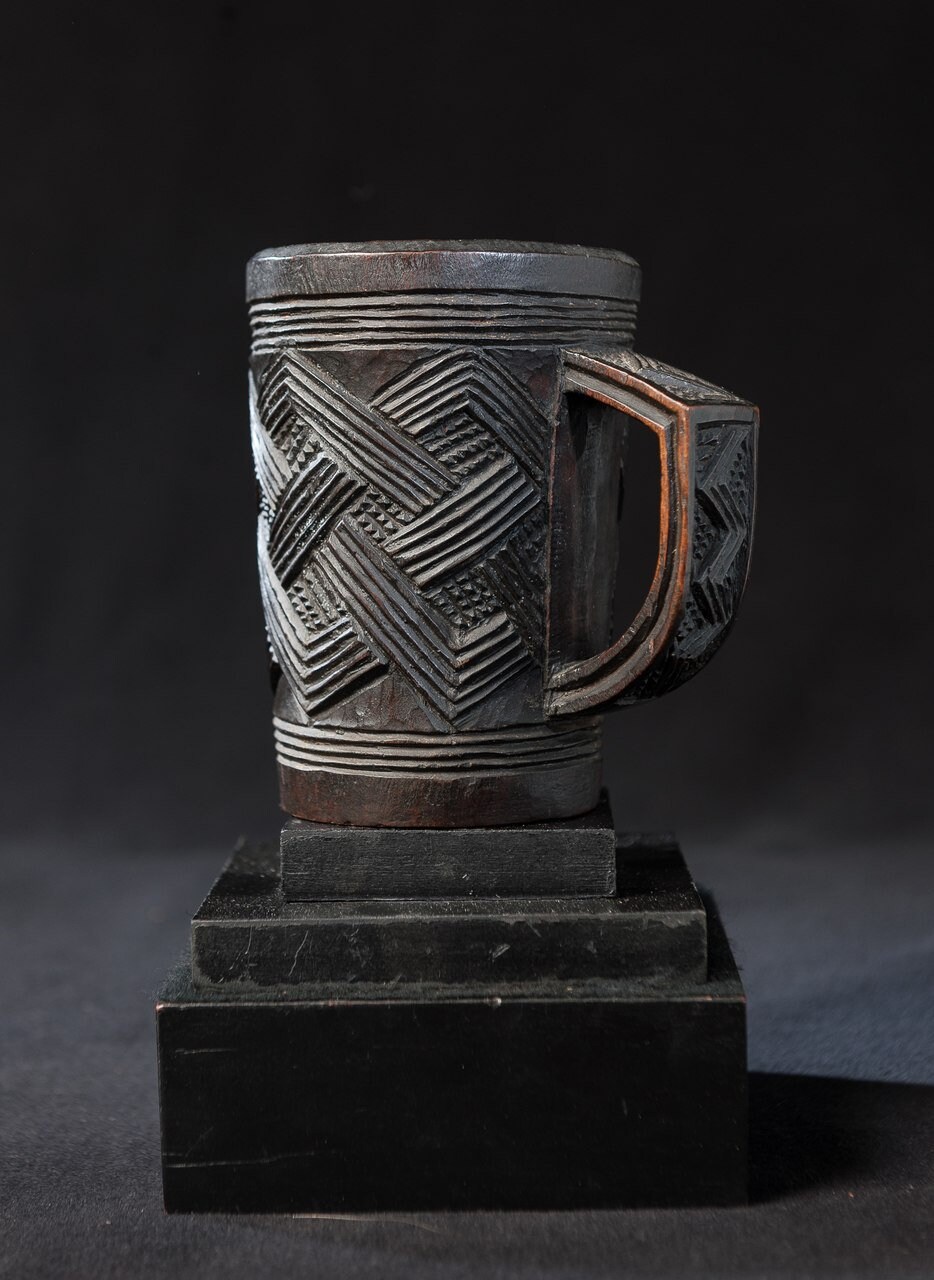 Bakuba Palm Wine Cup, Democratic Republic of Congo, Central African ...