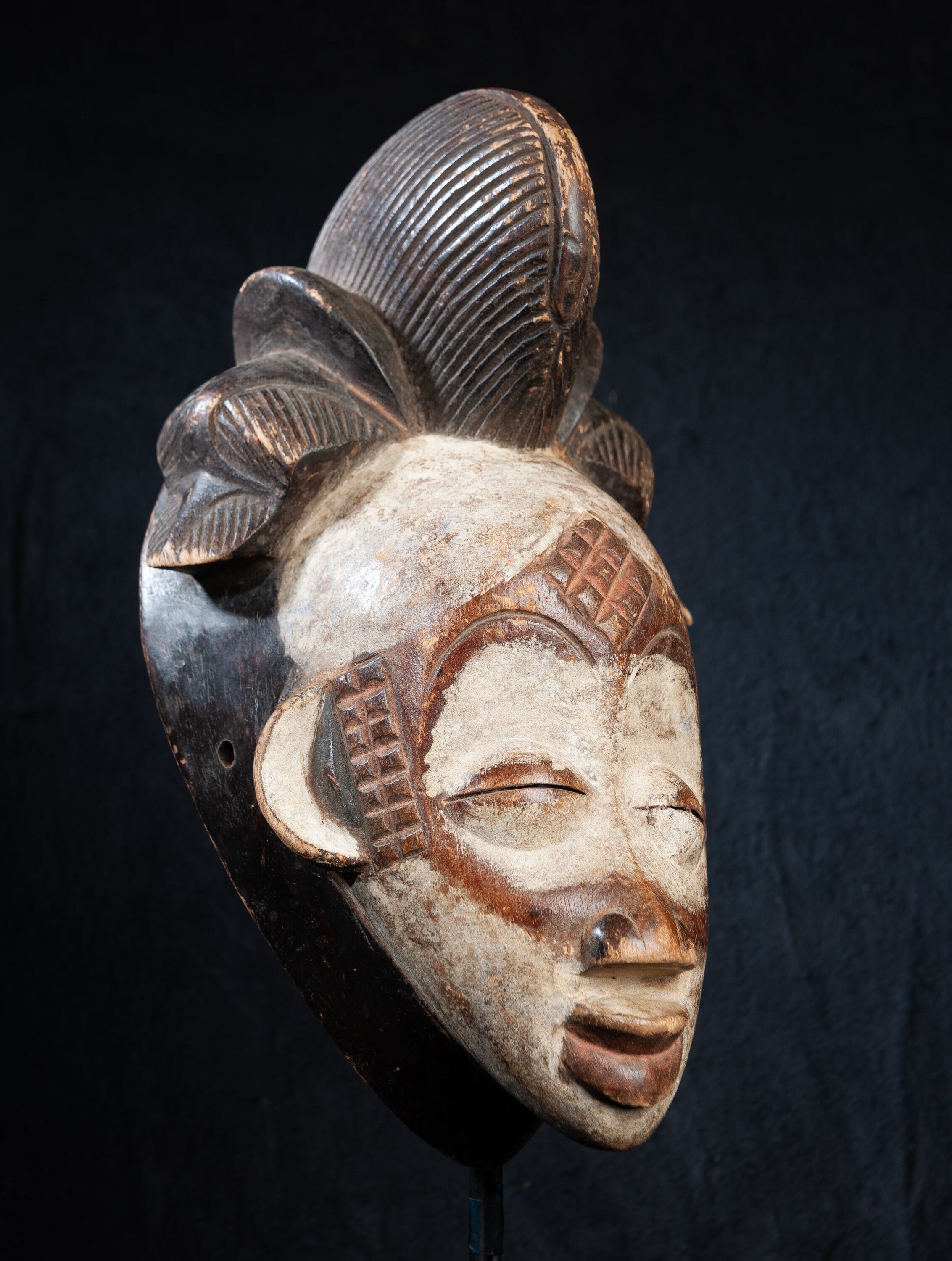 Punu Female Okau Mask, Gabon, African Tribal Art. - Etsy