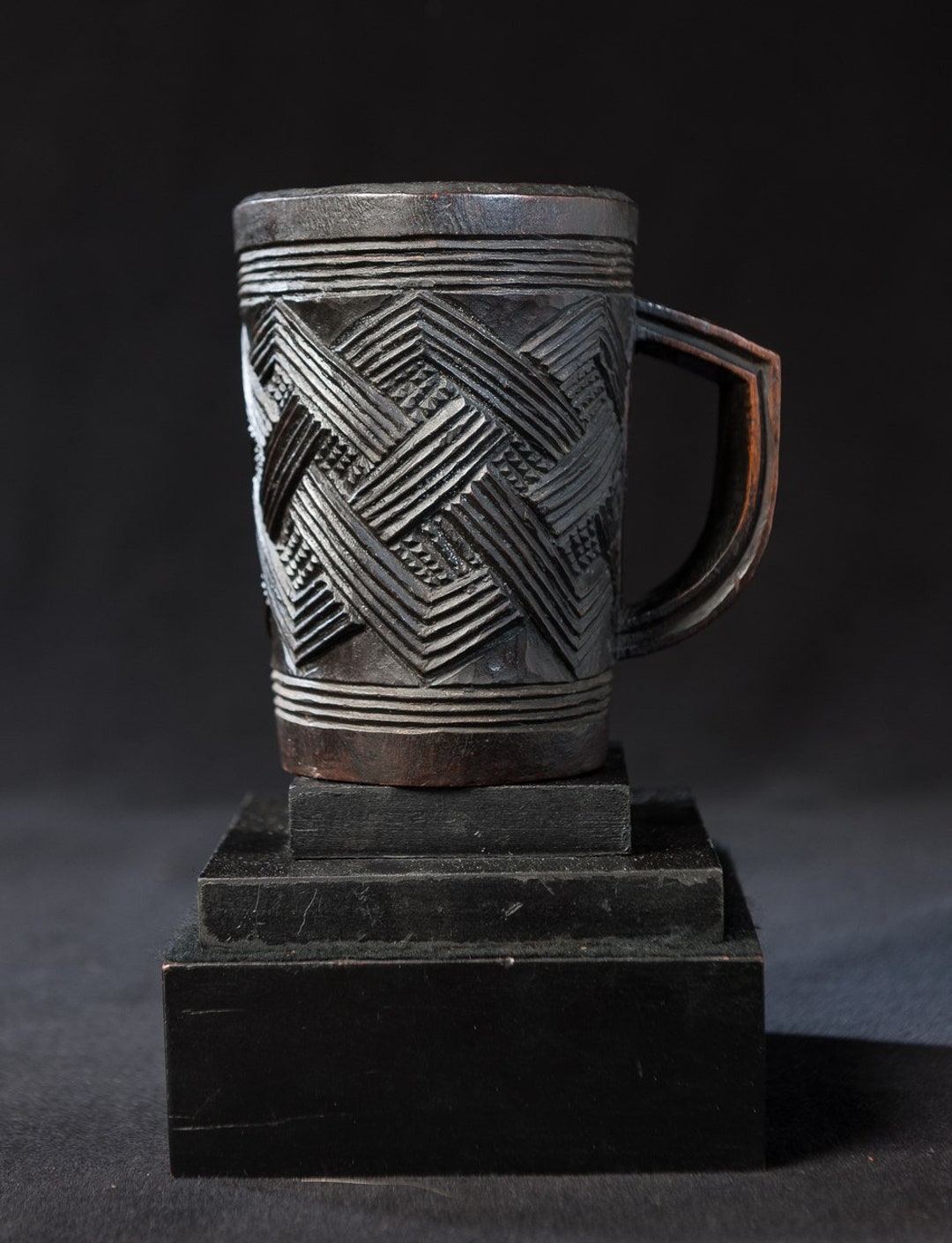 Bakuba Palm Wine Cup, Democratic Republic of Congo, Central African ...