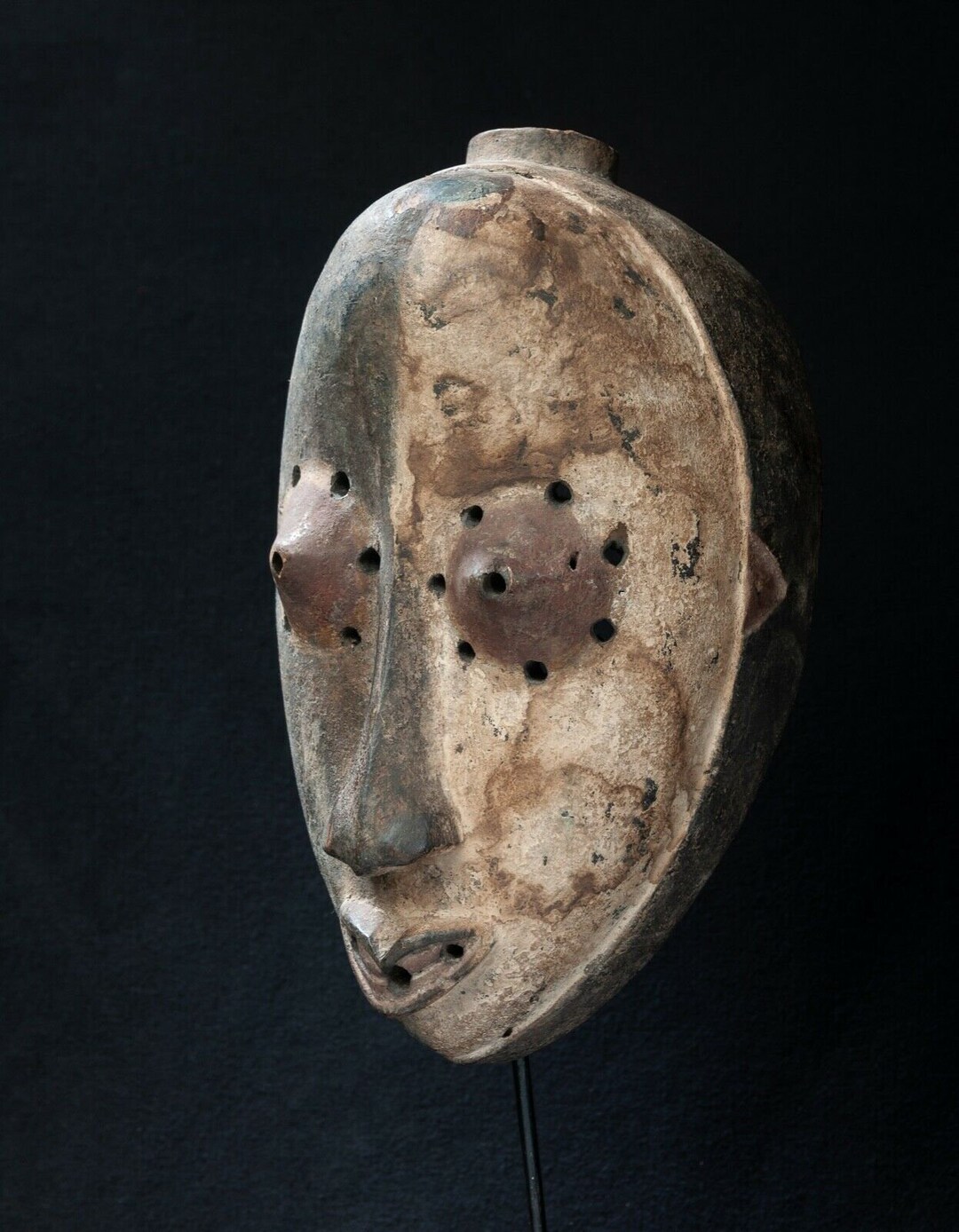Bakuba Face Mask, Democratic Republic of Congo, Central African Tribal ...