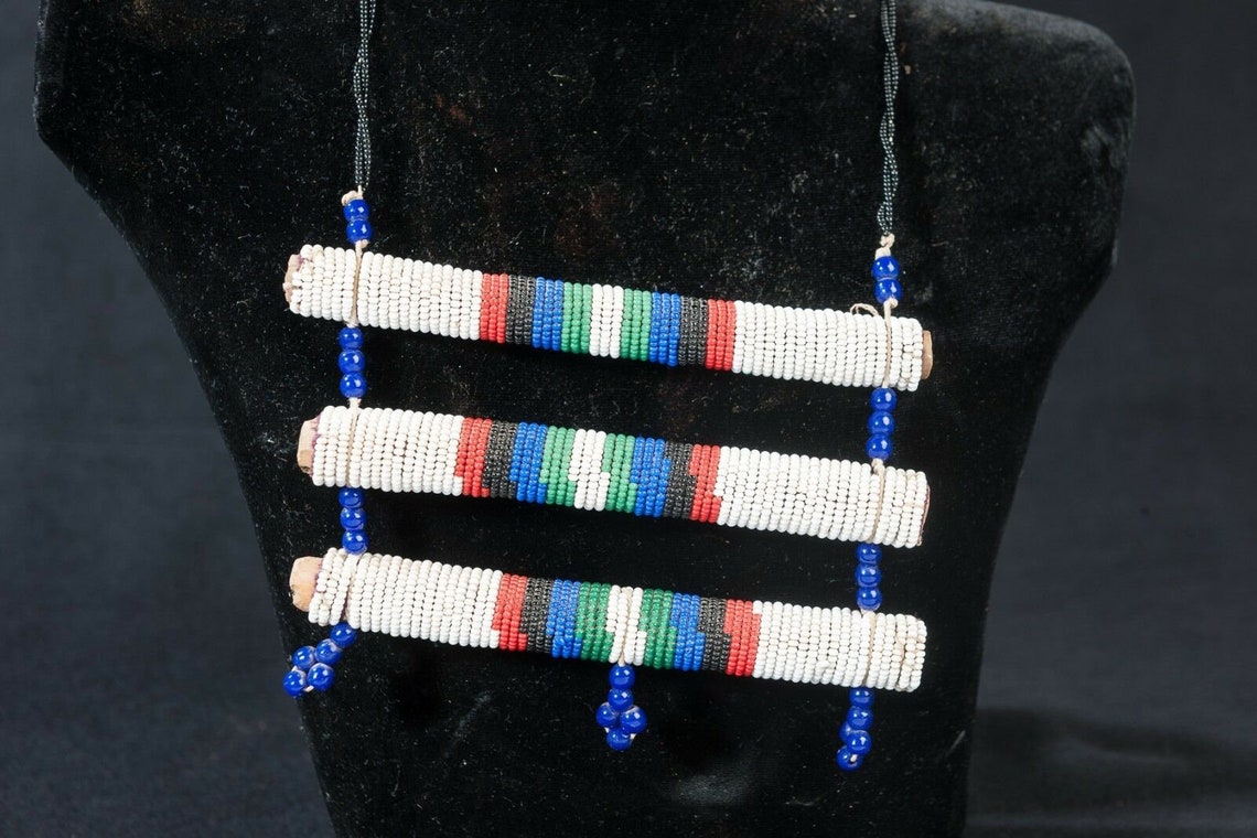 Early 20th Cen Xhosa Beaded Necklace Eastern Cape Region - Etsy
