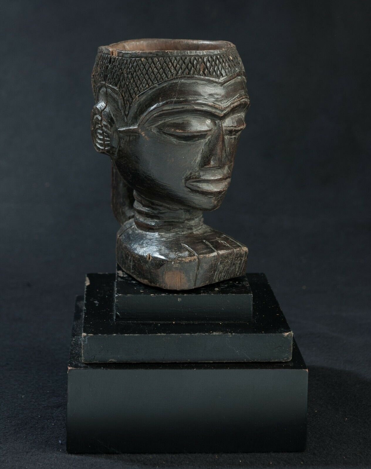 Bakuba Palm Wine Cup, Democratic Republic of Congo, Central African ...