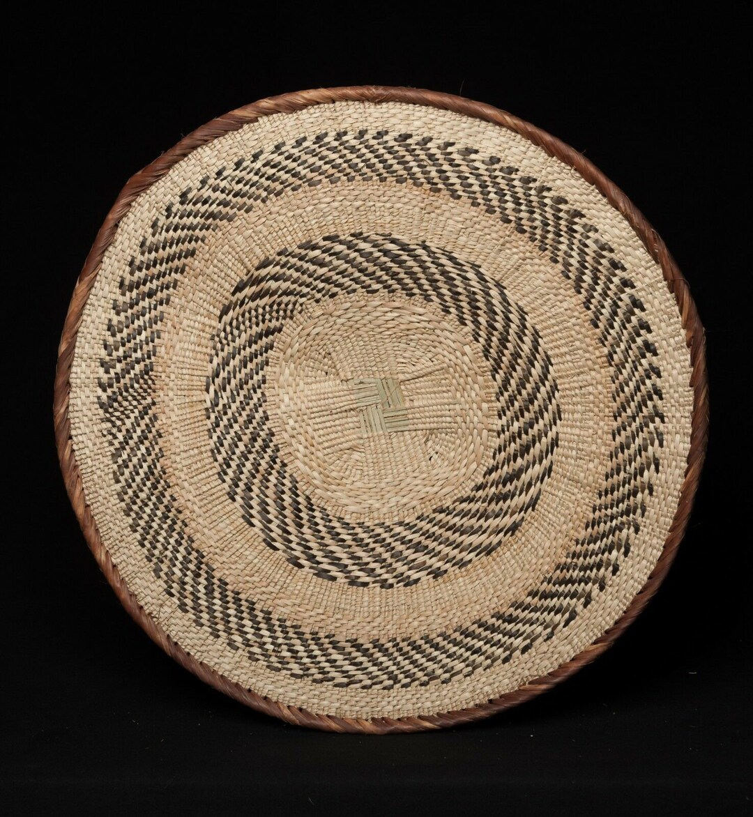 Batonga, Winnowing, Basket, 49 Cm, Zimbabwe, Zambia, African Baskets ...