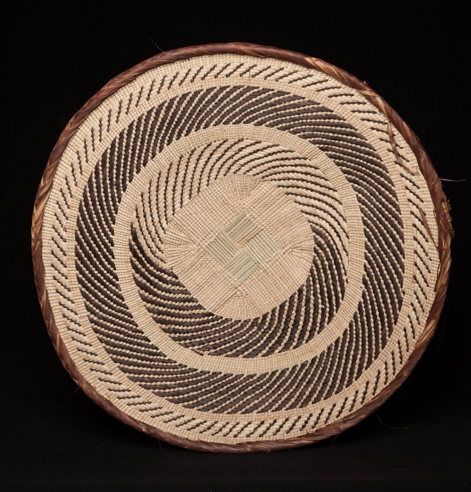 Batonga tonga Winnowing Basket, 51 Cm Diameter, Zimbabwe & Zambia ...