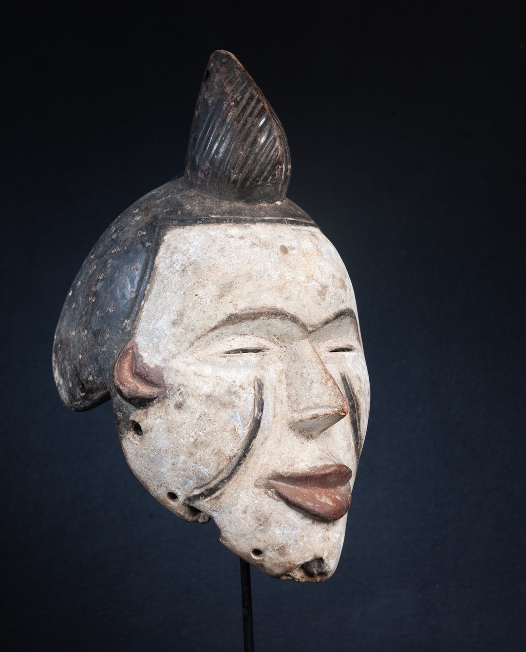 Igbo, Southern Ibo, Ekpe Society Mask, South Eastern Nigeria, African ...