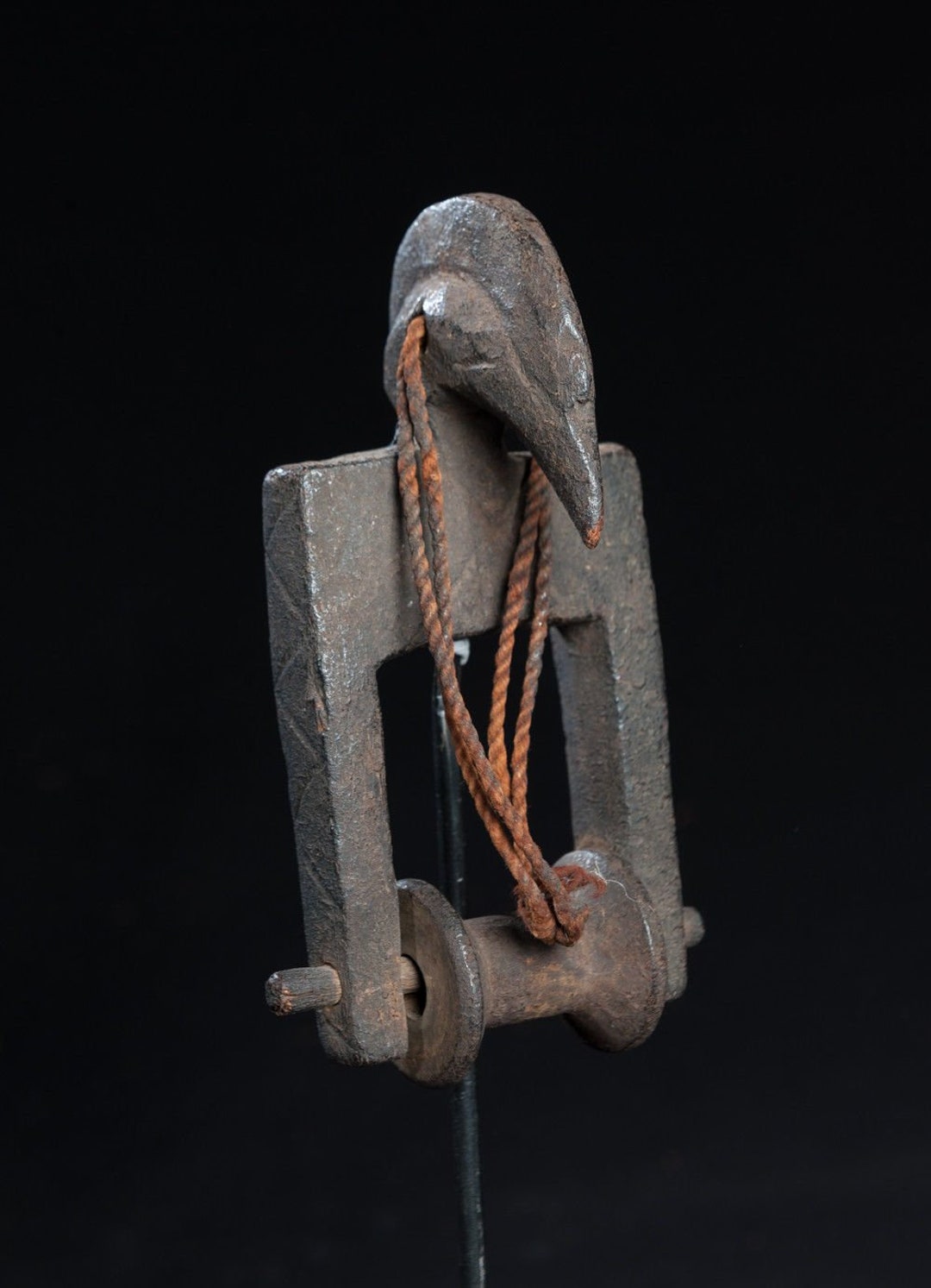 Senufo Zoomorphic Heddle Pulley, Côte D’ivoire, West African Tribal Art ...
