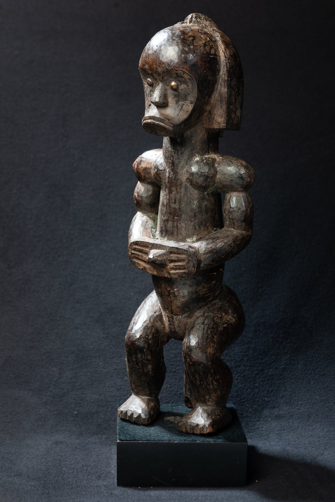 Fang Seated Reliquary Figure, Central Gabon, Equatorial African Art - Etsy