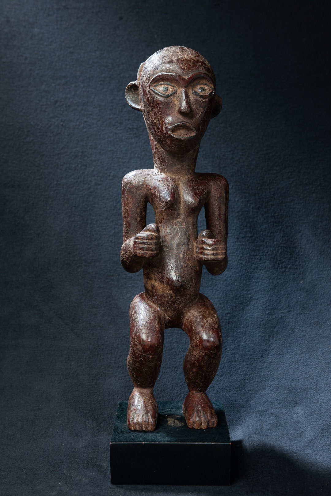 Pende Seated Female Figure, Democratic Republic of Congo, Central ...