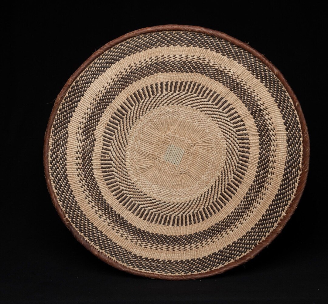 Batonga tonga Winnowing Basket, 50 Cm Diameter, Zimbabwe & Zambia ...