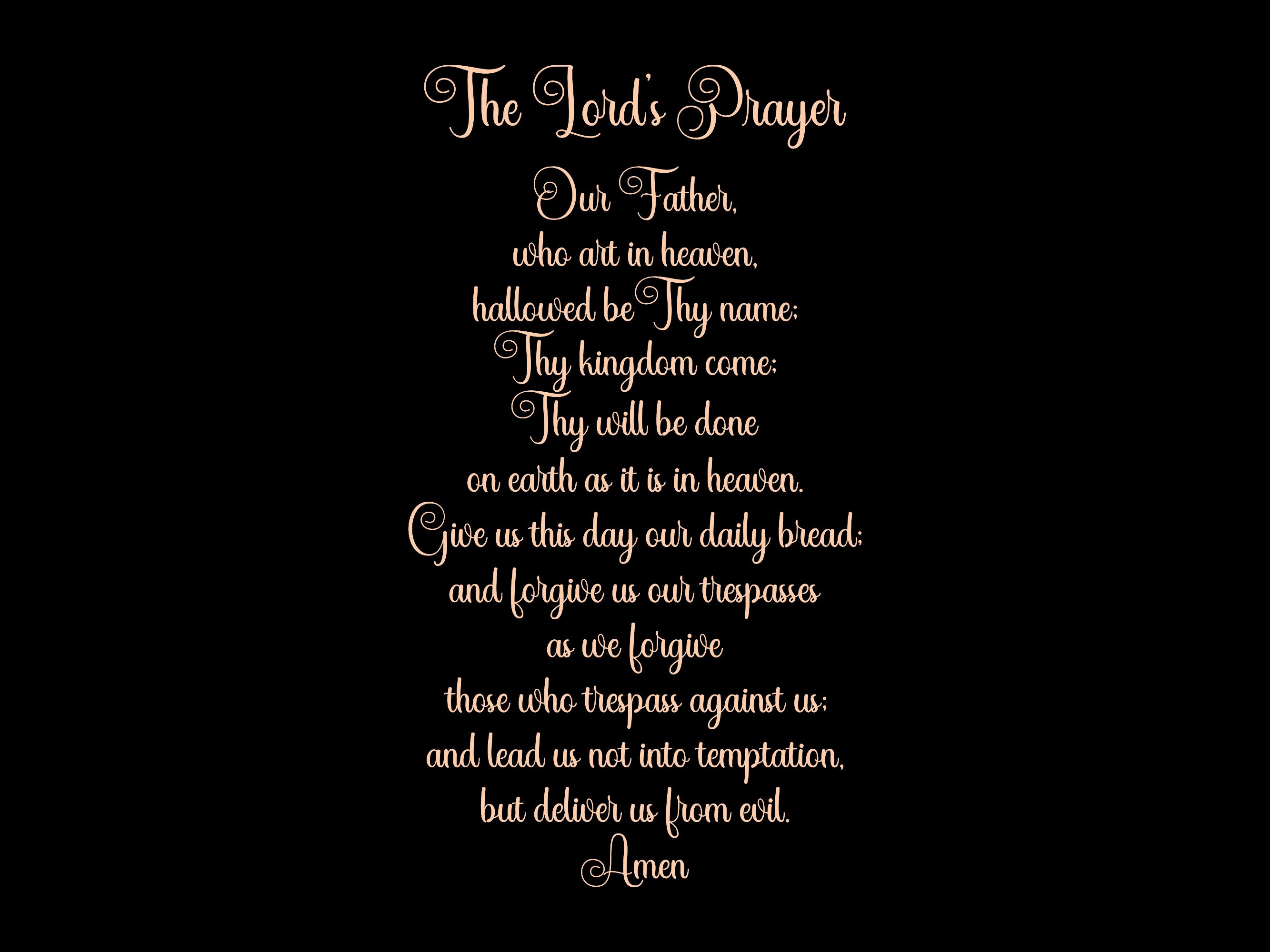 The Lord's Prayer Our Father Prayer SVG With Commercial - Etsy Australia