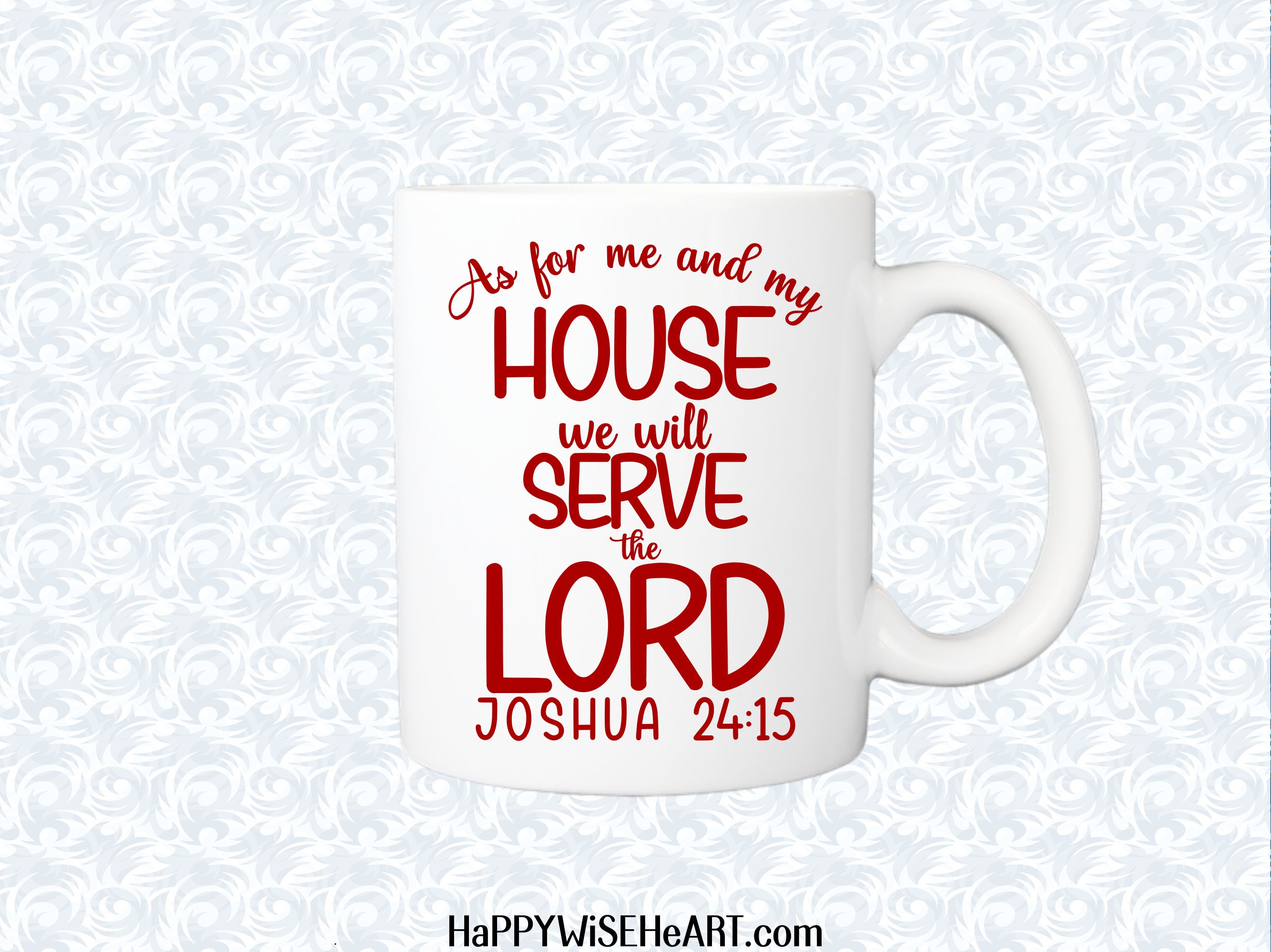 Joshua 24:15 We Will Serve the Lord Bible Verse SVG With Commercial ...