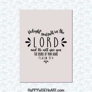 Psalm 37:4 Delight Yourself in the Lord Heart Shaped Bible Verse SVG ...