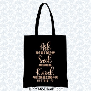 Matthew 7:7 Ask Seek Knock Bible Verse Bible Verse SVG With Commercial ...