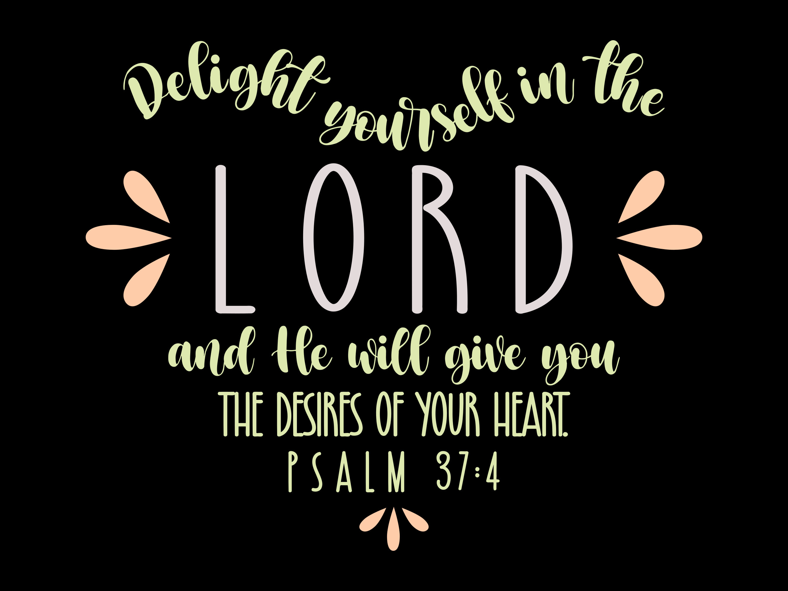 Psalm 37:4 Delight Yourself in the Lord Heart Shaped Bible - Etsy