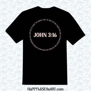John 3:16 KJV for God so Loved the World Round Shaped Bible Verse SVG ...