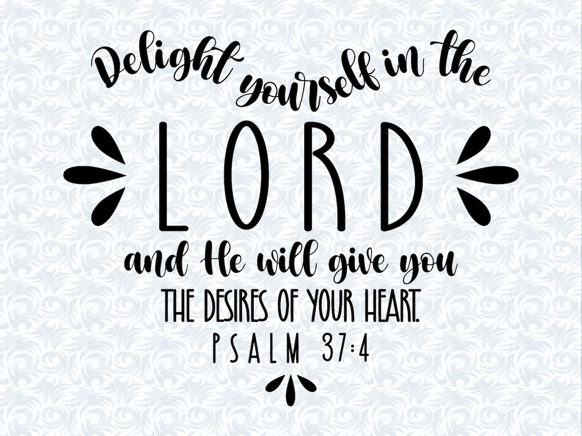 Psalm 37:4 Delight Yourself in the Lord Heart Shaped Bible - Etsy