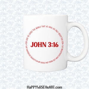 John 3:16 KJV for God so Loved the World Round Shaped Bible Verse SVG ...