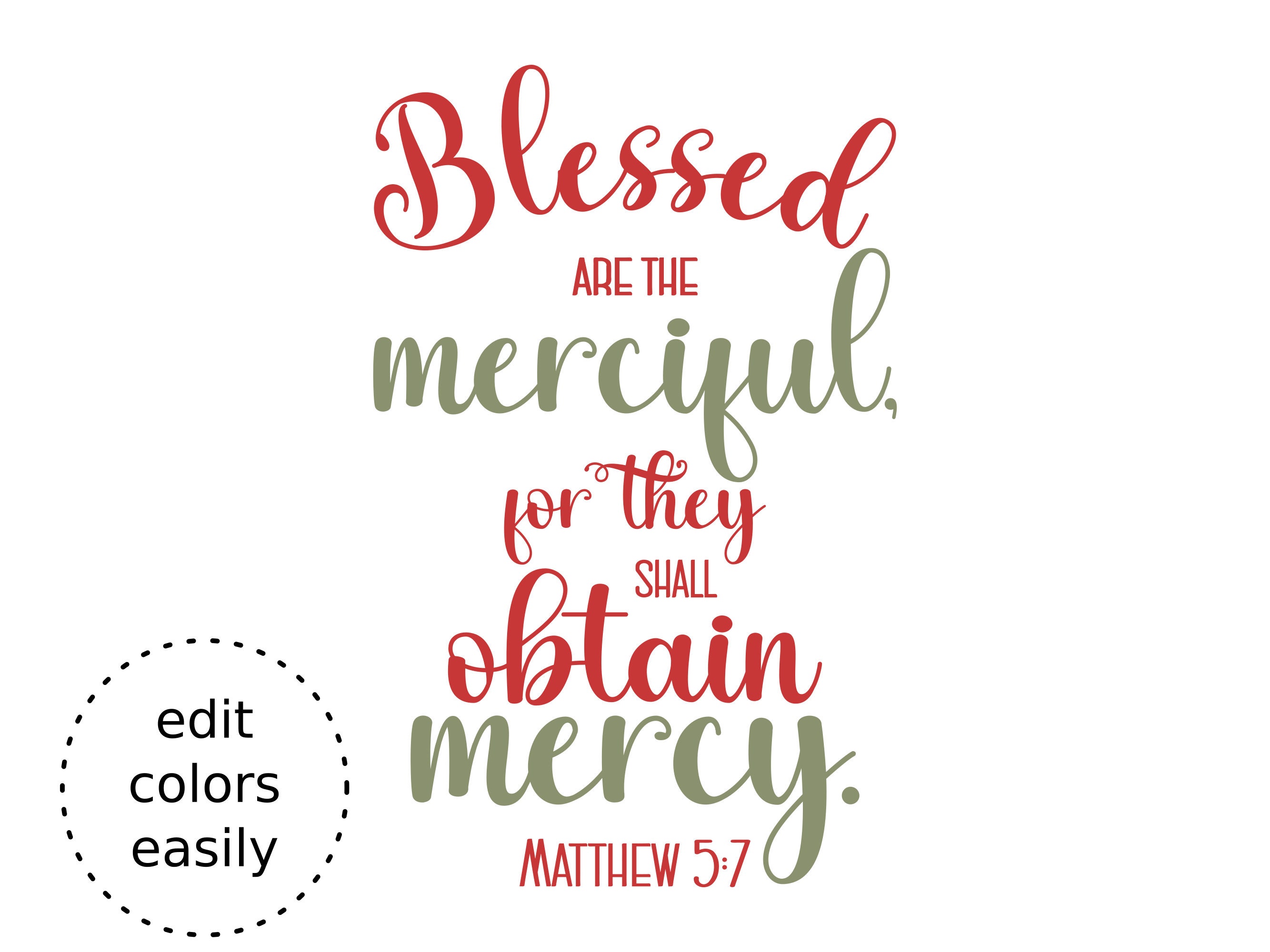 Blessed Are The Merciful