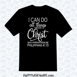 Philippians 4:13 I Can Do All Things through Christ Printable | Etsy
