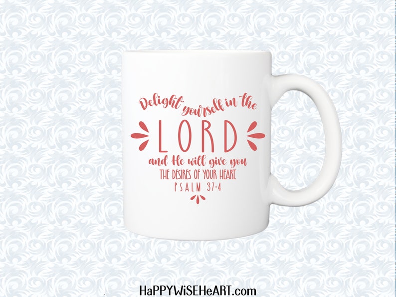 Psalm 37:4 Delight Yourself in the Lord Heart Shaped Bible - Etsy