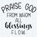 Praise God From Whom All Blessings Flow Quotes SVG With Commercial ...