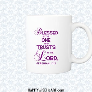 Jeremiah 17:7 Blessed is the One Who Trusts in the Lord Bible Verse SVG ...