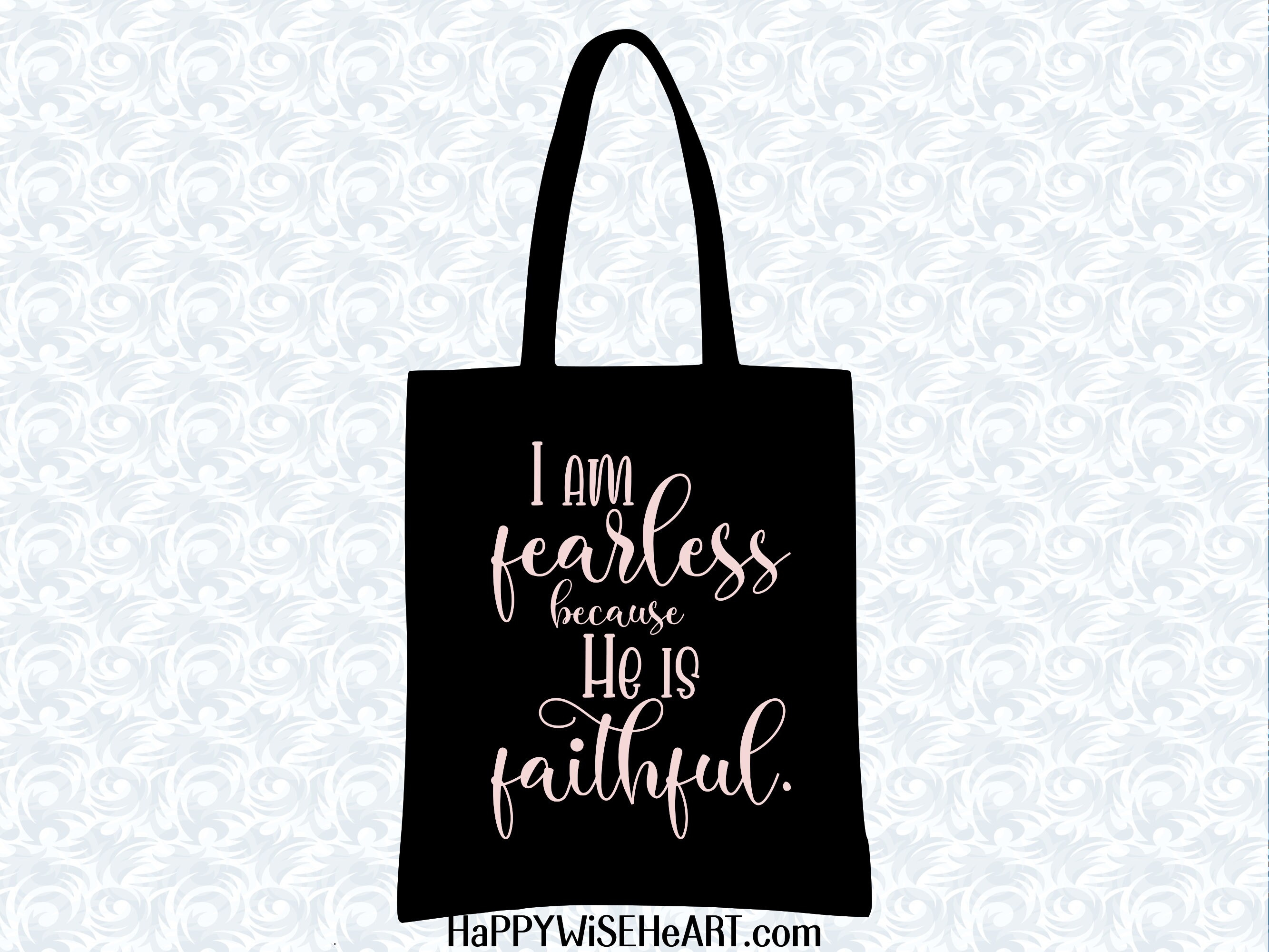 Fearless Faithful Religious Quote SVG: Commercial License, Vector ...