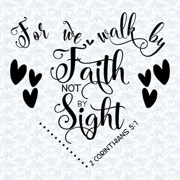 2 Corinthians 5 7 - Etsy