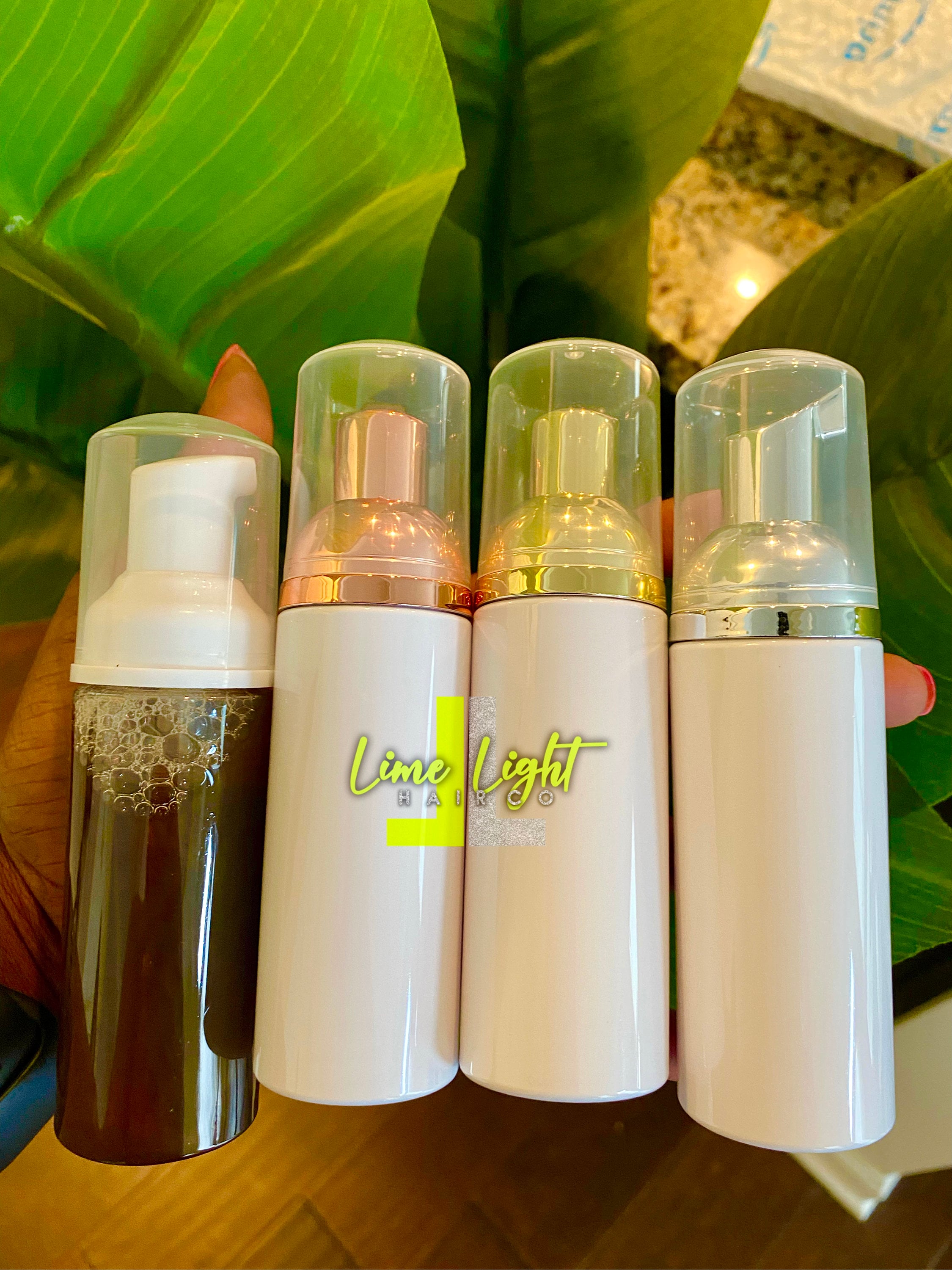 2 Oz Mini Foam Pump Bottle Dispenser (6PCS) Small Empty Foaming Soap ...