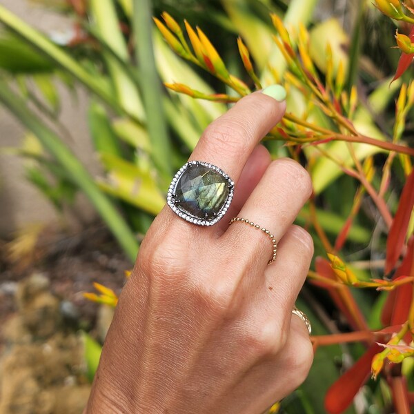 Semi Precious Ring - Etsy