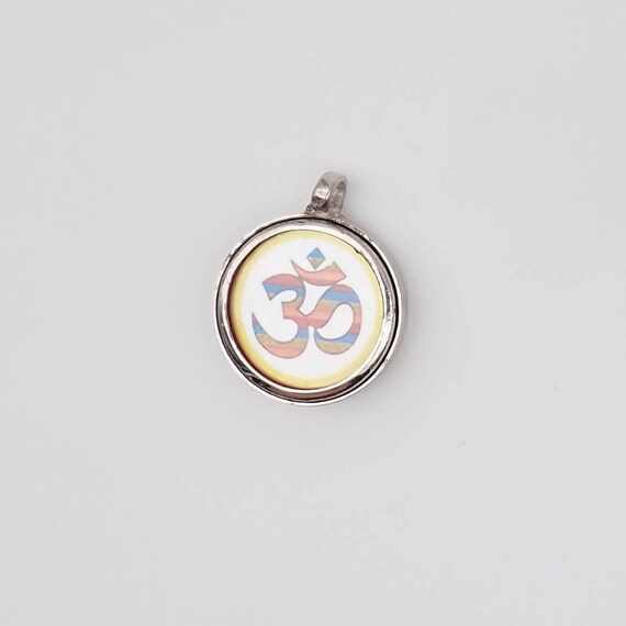 Ohm Pendant Ohm Aum Om Charm Ohm Symbol Brass Tibetan | Etsy