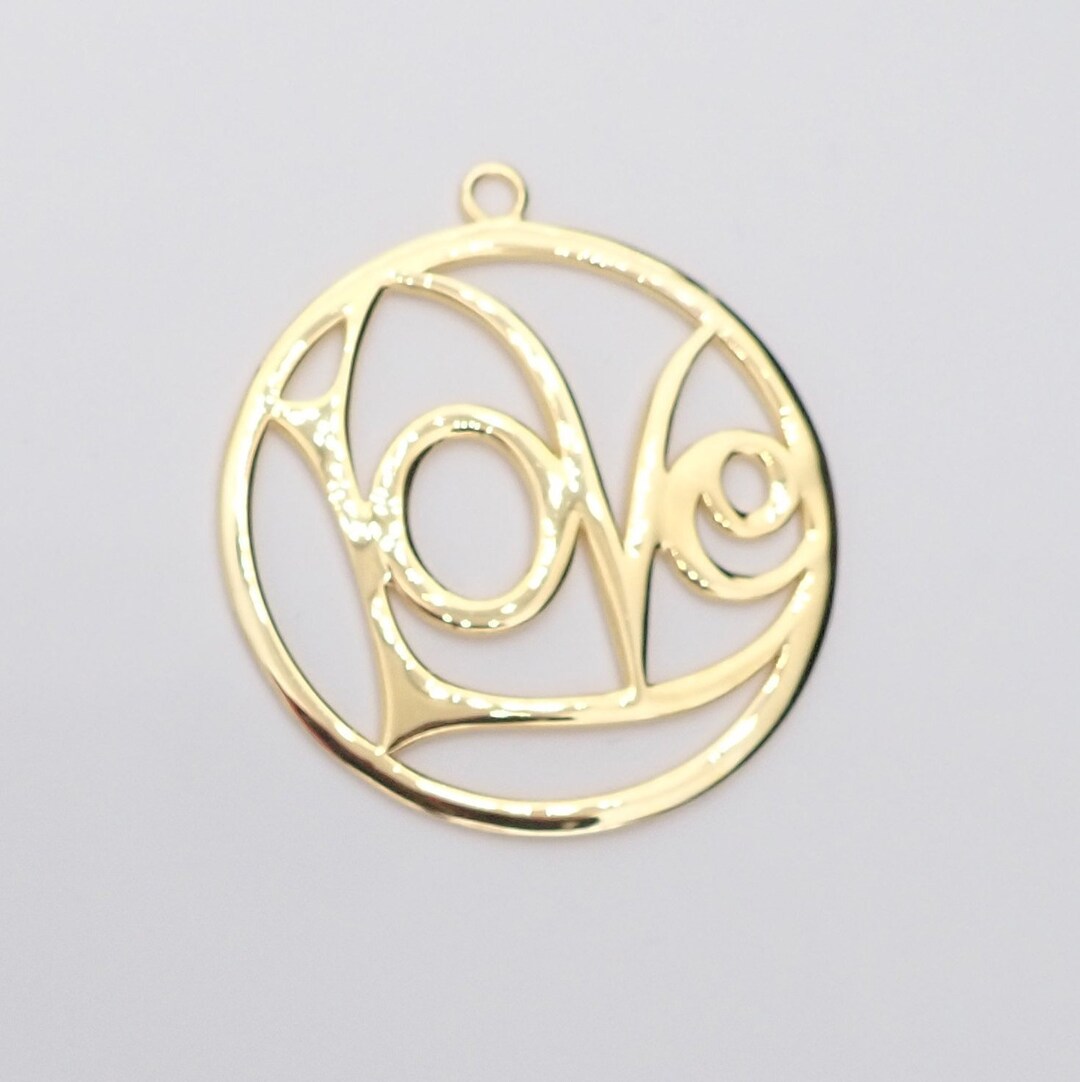 Love Script Pendant, Love Pendant, Love Jewelry, Sebebo Jewelry Supply ...