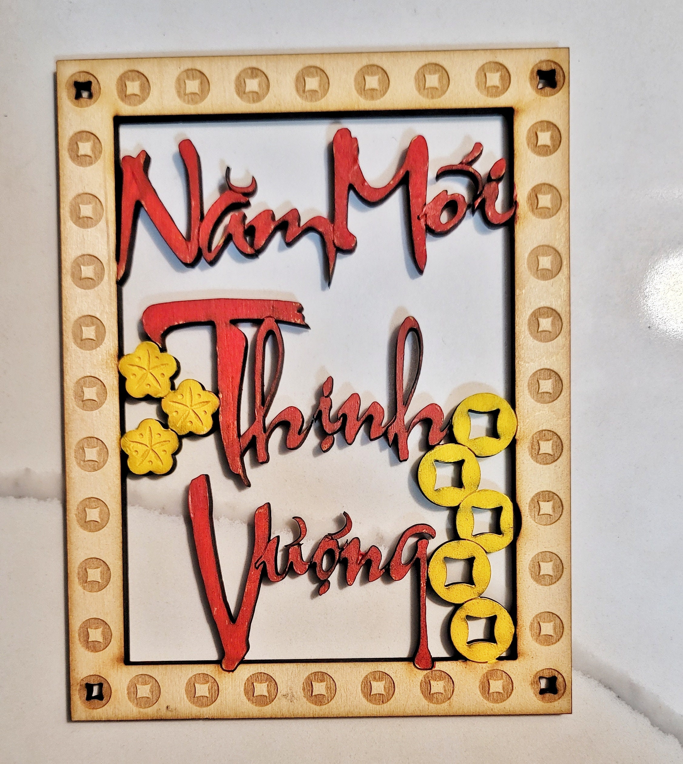 1 Frame Dragon Tet Nam Moi Thinh Vuong Viet Nam Decoration 2024 Happy ...