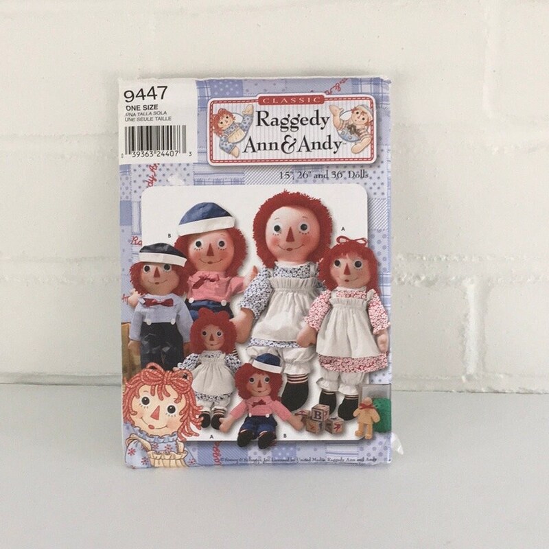 Raggedy Ann Pattern - Etsy