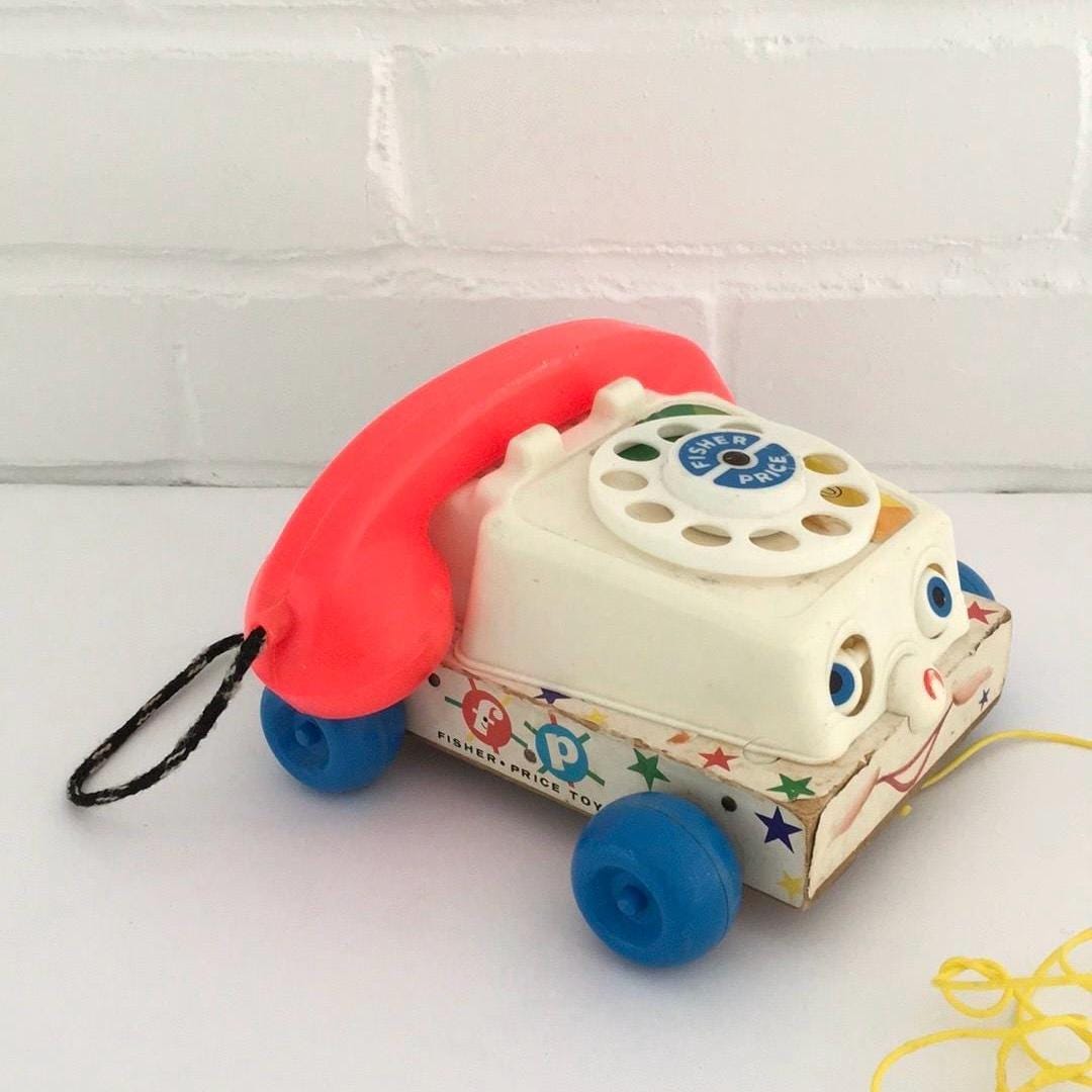 Nostalgic Classic Old Time Plastic Fisher Price Toddler Pull Around ...