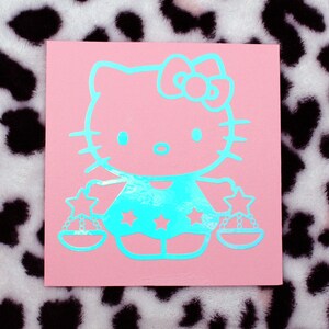 Hello Kitty Libra Zodiac Vinyl Decal Sanrio Bumper Sticker Car ...