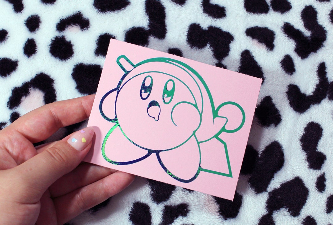 Sword Kirby Vinyl Decal Bumper Sticker Car, Motorcycle Laptop, Water ...