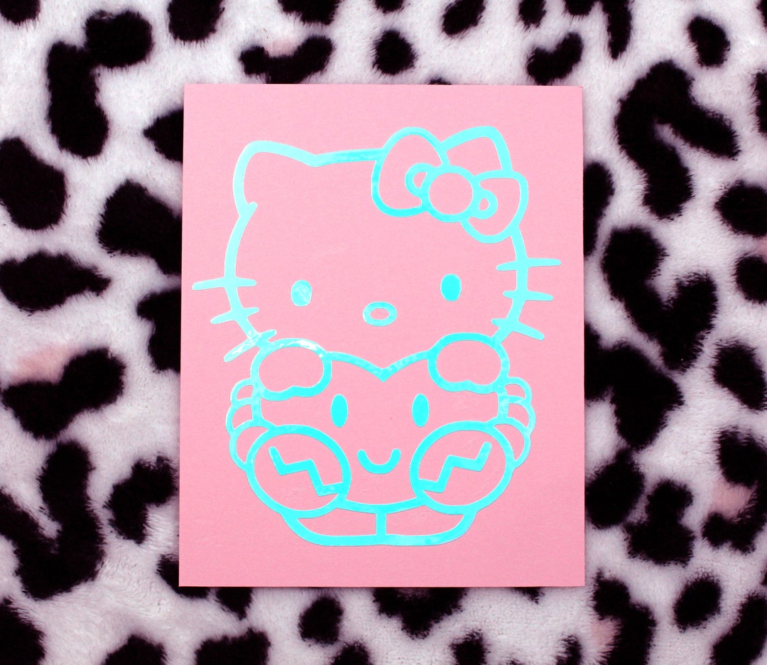 Hello Kitty Cancer Zodiac Vinyl Decal Sanrio Bumper Sticker Car ...