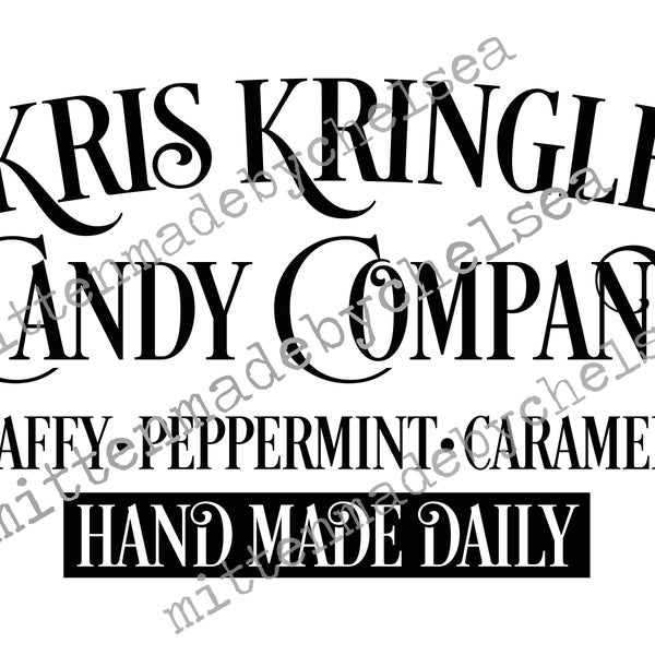 Kringle Candy Co Svg - Etsy