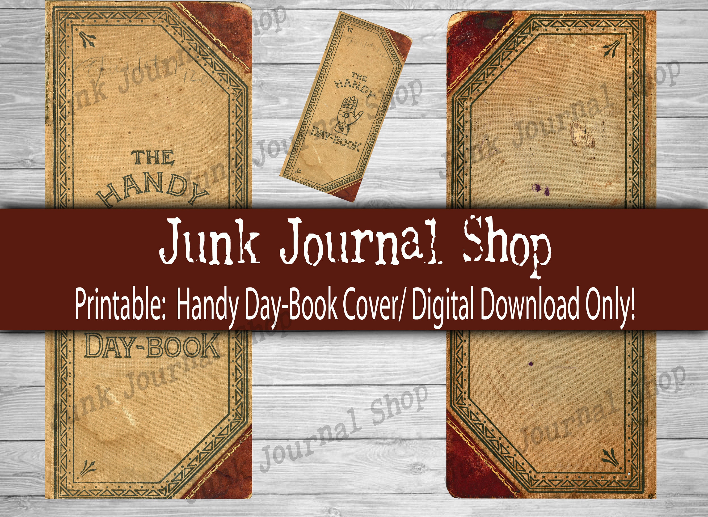 Old Diary Cover Template