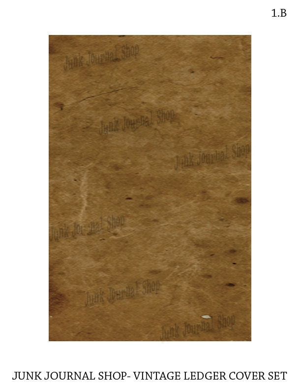 Printable Vintage Ledger Covers Digital Download Only 3 | Etsy