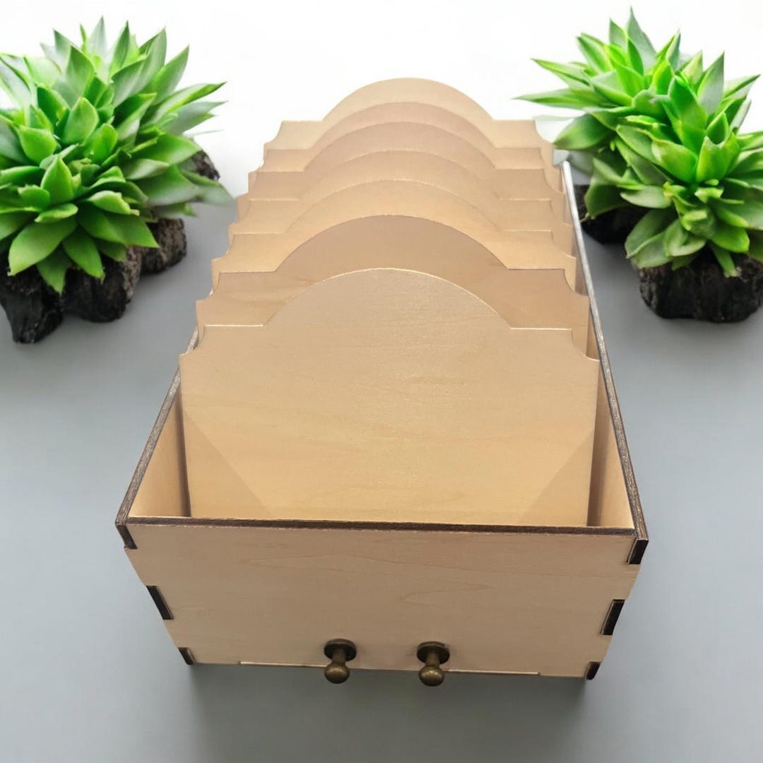 Memory Dex/ Memo Dex Box. Laser Cut, Comes With Wooden Dowels & 3 ...