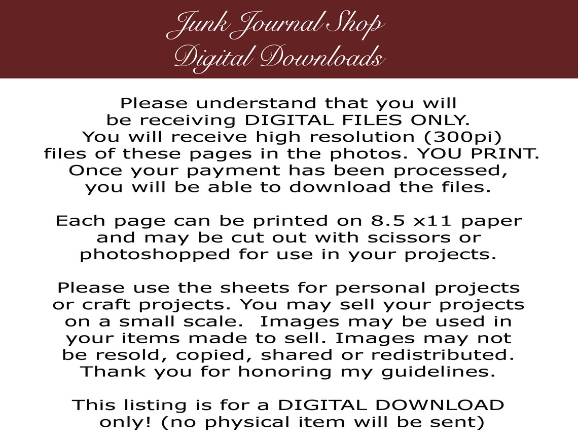 12 Hole/signature Spine & Page Punch DIGITAL Download Only, Junk ...