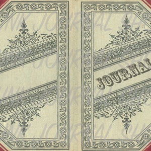 Printable Vintage Ledger Covers, 6 Sizes!- Digital Download Only! - Etsy