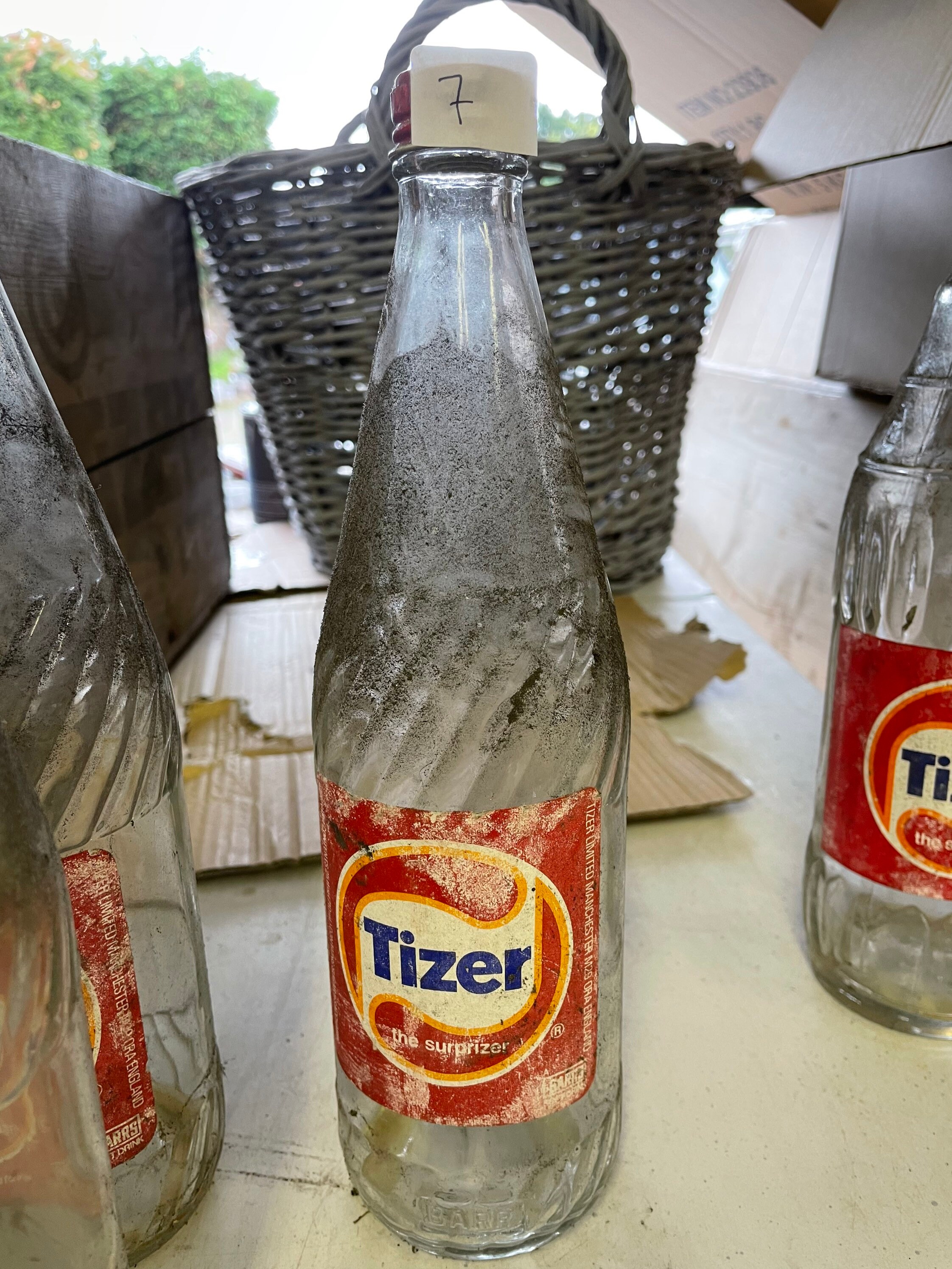 Original Vintage Tizer BARRS Glass Swirl Bottles 25fl | Etsy UK