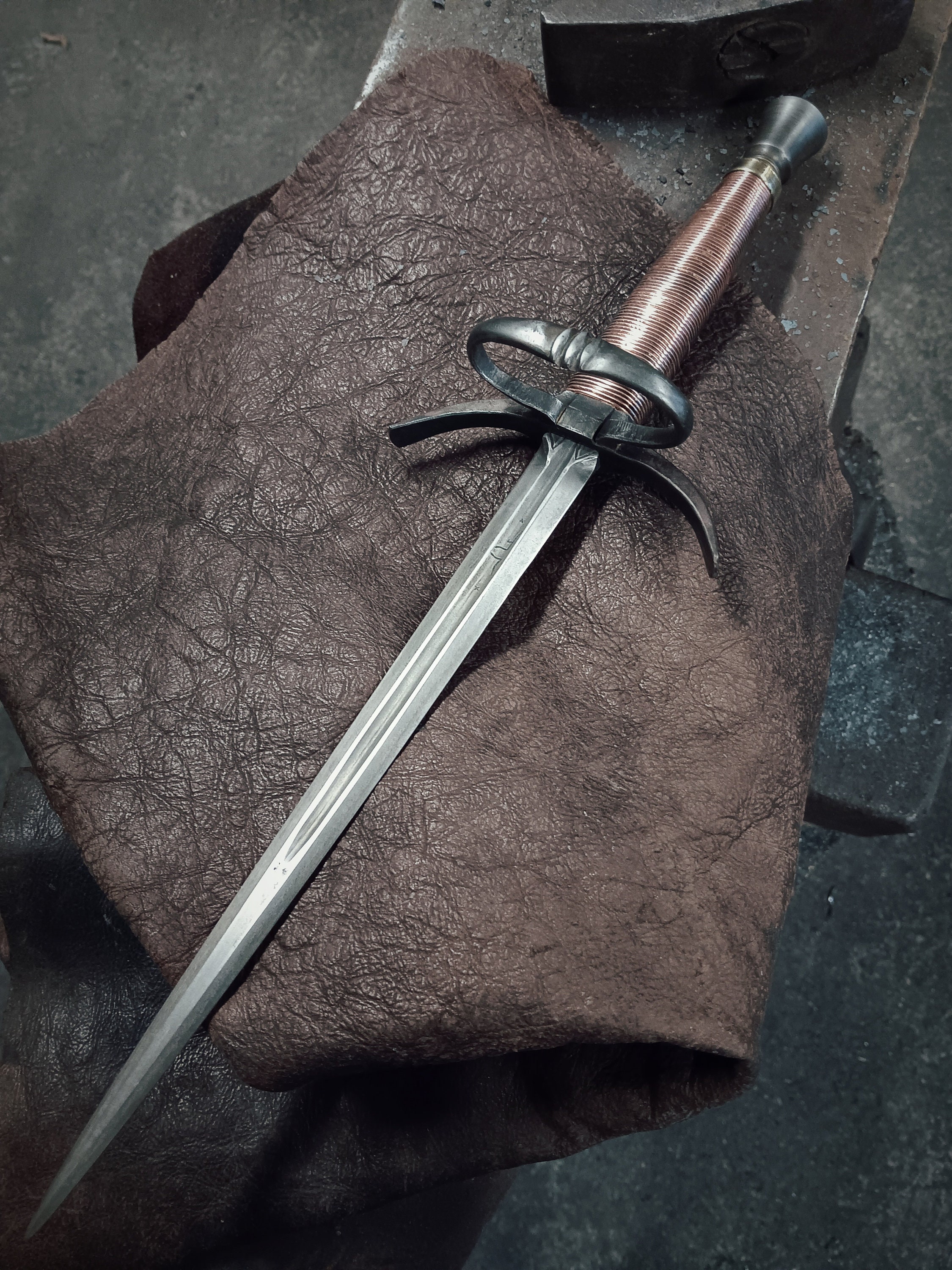 Hand Forged Companion Dagger - Etsy