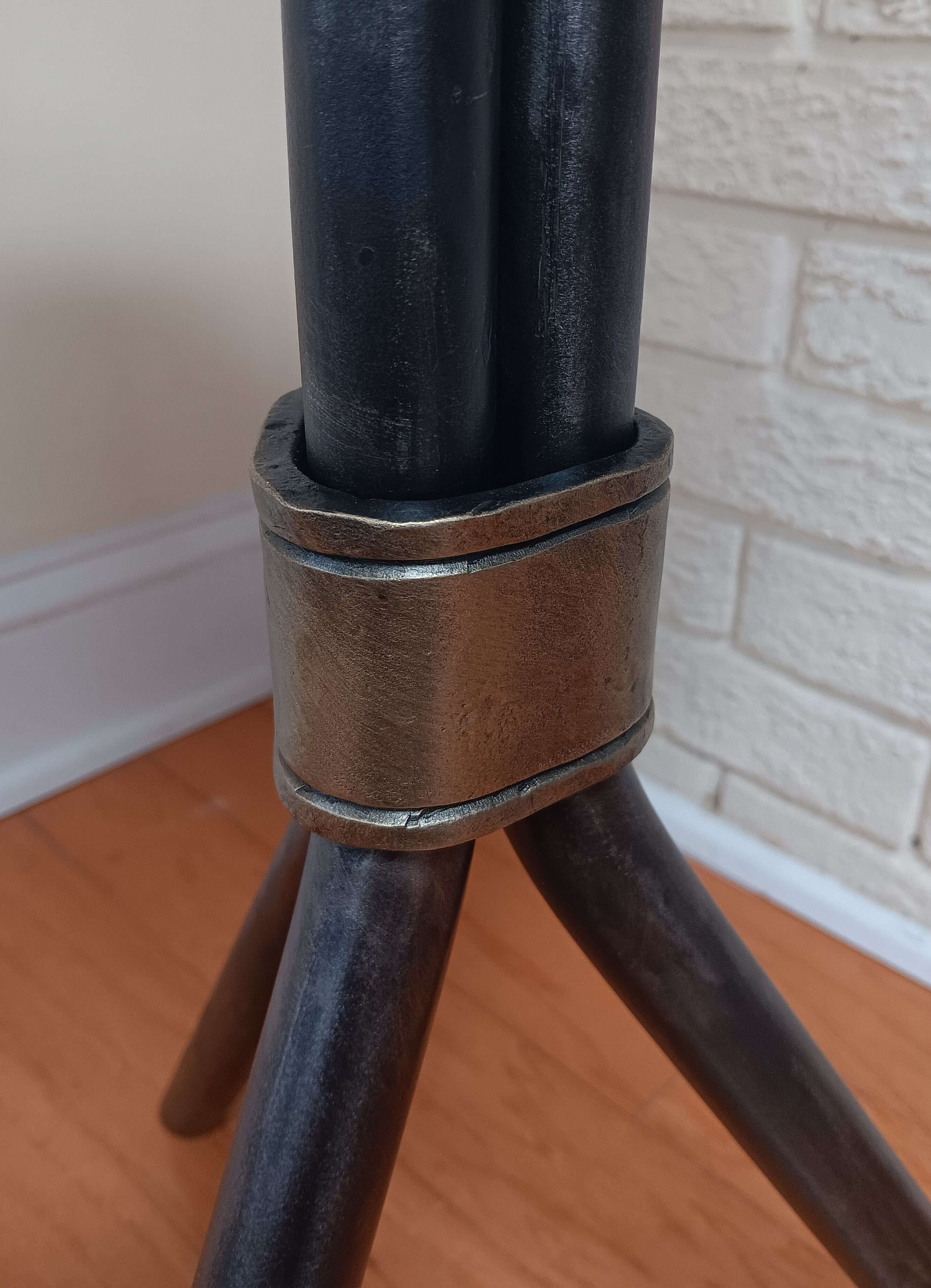 Hand Forged, Modern / Contemporary 3-leg Chair Side Table - Etsy