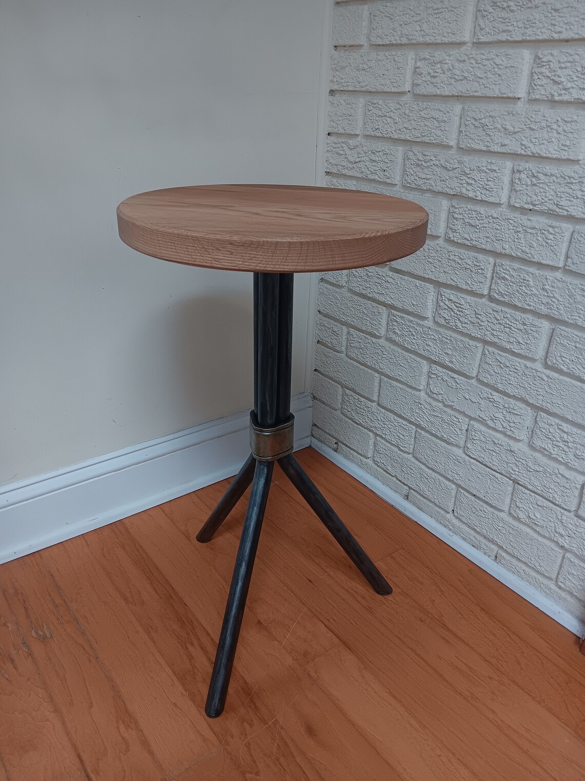 Hand Forged, Modern / Contemporary 3-leg Chair Side Table - Etsy