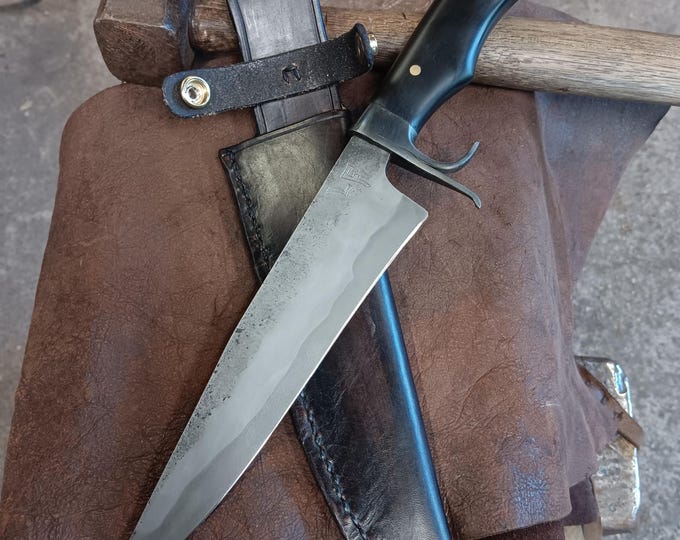 Bowie Knife With Acetal Handle - Etsy